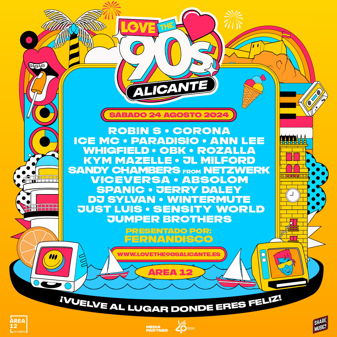 Love the 90s - Área 12 Alicante